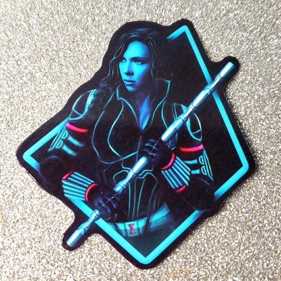 Marvel | Design | Marvel Comic Avengers Waterproof Sticker Black Widow ...